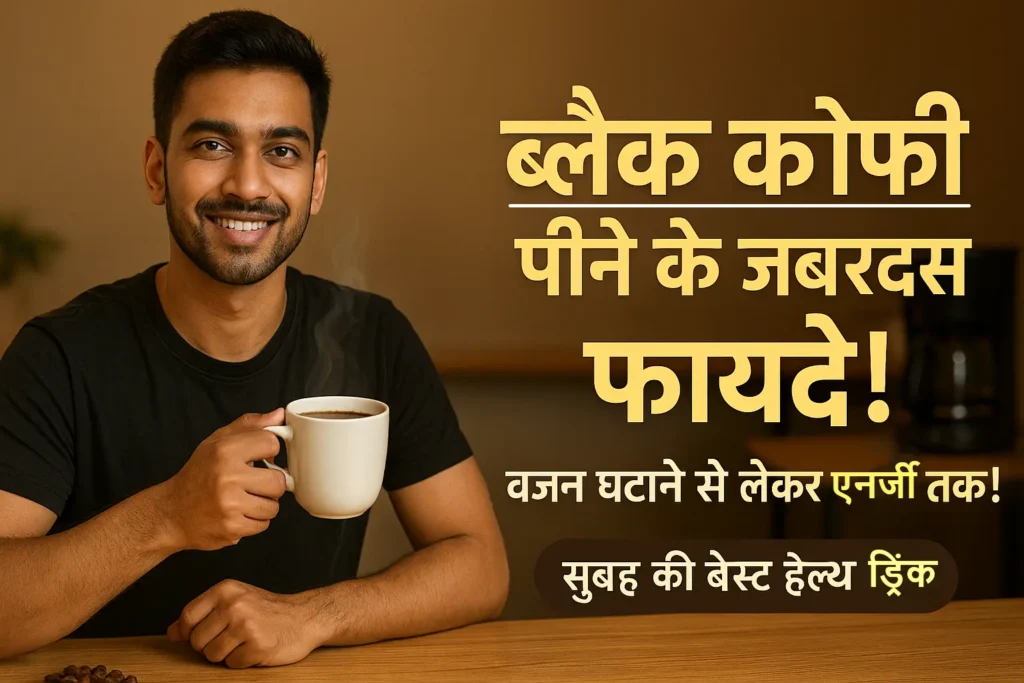 देखिए ब्लैक कॉफी पीने के फायदे और नुकसान Black Coffee ke Fayde : Fayde.in